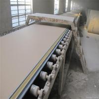 China 1200x2400 Plasterboard Gypsum Board Plain Pattern Covered Edge for sale