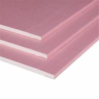 China Non Perforated Fire Retardant Gypsum Board 12mm 1200x3000mm Square Edge for sale