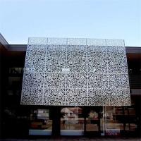 China Anodized Laser Cut Panel Exterior 3mm Laser Cut Metal Screens 800x1200mm for sale