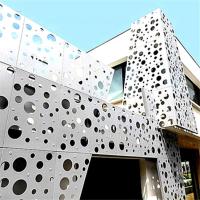 China Aluminium Perforated Wall Cladding Panels Exterior 4mm Thickness for sale