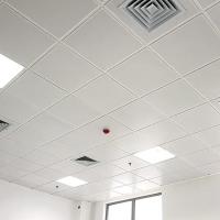 China 1.0mm Thickness Aluminum Lay In Ceiling Metal Square Tiles White Color for sale
