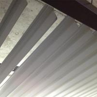 China Soundproof A Screen Aluminum Metal Ceiling 21x3000mm Powder Coating for sale