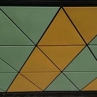 China Fashion Soundproof Triangular Clip In Ceiling Perfect Shape 1.1mm Thickness for sale