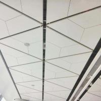 China Fashion Soundproof Triangular Clip In Ceiling Perfect Shape 1.1mm Thickness for sale