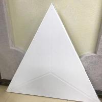 China Fashion Soundproof Triangular Clip In Ceiling Perfect Shape 1.1mm Thickness for sale