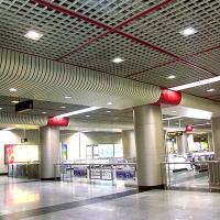 China Concealed Grid Metal Ceiling Tiles 200x200mm Square Or Bevelled Edge for sale
