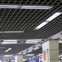 China Concealed Grid Metal Ceiling Tiles 200x200mm Square Or Bevelled Edge for sale