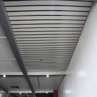 China Fireproof U Strip Aluminum Metal Ceiling 0.8mm Thickness for sale
