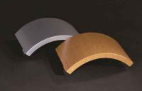 China Curved Aluminum Metal Ceiling 19mm Height PVDF coating for sale