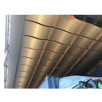 China Curved Aluminum Metal Ceiling 19mm Height PVDF coating for sale