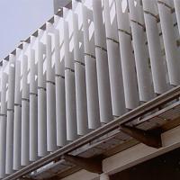 China Modern Sunshade Vertical Aluminium Sun Louver For Building Decorative for sale