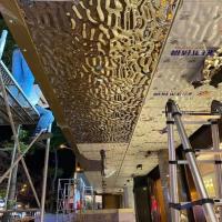 China 304 Stainless Steel Ceiling Panel Water Ripple Sheet For Ceiling 1220x2440mm for sale