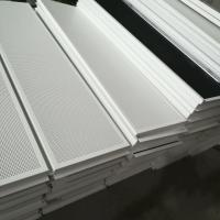 China 595x595mm Perforated Metal Ceiling Tiles Aluminum Lay In Ceiling for sale