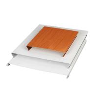 China 600mm Width Aluminum Metal Ceiling S Strip For Shopping Mall for sale