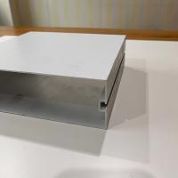 China Soundproof Alumimum White Box Baffle Ceiling 300x100x1000mm for sale