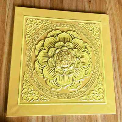 China Aluminum Metal Clip In Ceiling Tiles  Suspended Temple Acoustic for sale