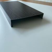 China 30mm Thickness Aluminum H Strip Ceiling With Pre Print Wooden Grain for sale