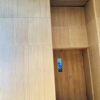 China 3.85mm Metal Building Facades Wooden Grain Aluminum Solid Panel Timber Looking for sale