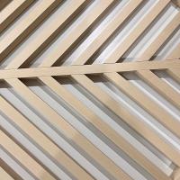 China Profile Size 600x600x30mm Extruded Baffle Aluminum Screen And Frame Baffle 30x30mm for sale