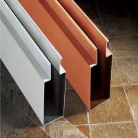 China Powder Coating Suspended Aluminum Metal Ceiling Baffle U Shaped for sale