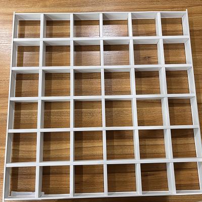 China Aluminum 595x595mm Grid Ceiling Tiles For Shopping Mall Customized Size for sale