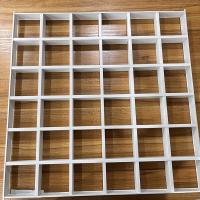 China Aluminum 595x595mm Grid Ceiling Tiles For Shopping Mall Customized Size for sale