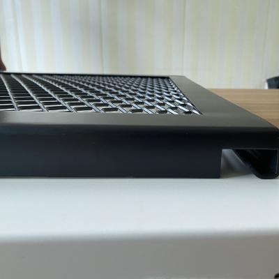 China Modern Aluminum Metal Ceiling Hook On Mesh Panel 20x40mm Thickness 2.0mm for sale