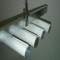 China Tubular Baffle Aluminum Metal Ceiling Panel Unconcealed 0.7mm Thickness for sale