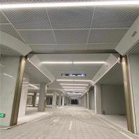 China 600X1200mm Mesh Ceiling Panel Aluminum Hook On Mesh Ceiling For Mall for sale