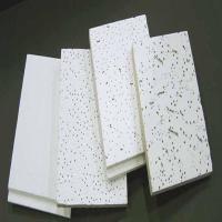 China 35mm Thickness Acoustic Soundproof Ceiling Mineral Fiber Panel For Office for sale