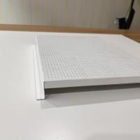 China 1.0mm Aluminum Metal Ceiling Corrugated Hook On Panel With Standard Perforation for sale