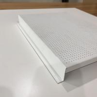 China 1.0mm Aluminum Metal Ceiling Corrugated Hook On Panel With Standard Perforation for sale