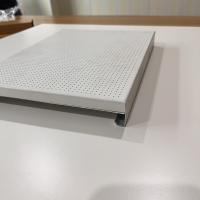 China 1.0mm Aluminum Metal Ceiling Corrugated Hook On Panel With Standard Perforation for sale