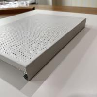 China 1.0mm Aluminum Metal Ceiling Corrugated Hook On Panel With Standard Perforation for sale