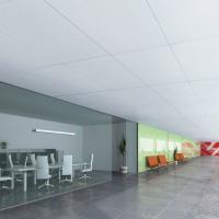 China 1.0mm Thickness Aluminum Metal Ceiling Moisture Resistant Snap In Ceiling Tiles for sale