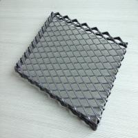 China Square Edge Aluminum Mesh Ceiling Panel Decoration Expanded Metal Wire Mesh Panel for sale