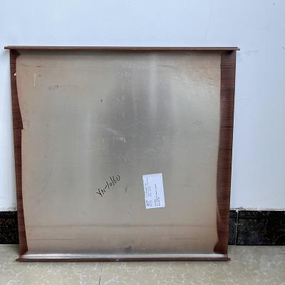China Modern 600x30x1.0mm Aluminum Metal Ceiling S Strip Ceiling With Timber Looking In Polyester for sale