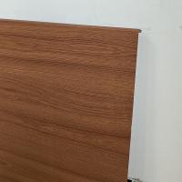 China Modern 600x30x1.0mm Aluminum Metal Ceiling S Strip Ceiling With Timber Looking In Polyester for sale