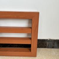 China Extruded Baffle Aluminum Screen With Profile Size 400x400mm Inner Baffle 40x40mm for sale