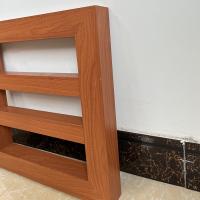 China Extruded Baffle Aluminum Screen With Profile Size 400x400mm Inner Baffle 40x40mm for sale