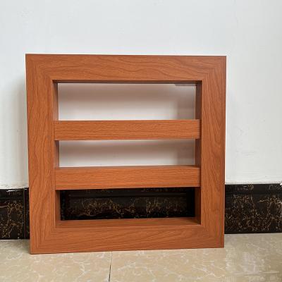 China Extruded Baffle Aluminum Screen With Profile Size 400x400mm Inner Baffle 40x40mm for sale