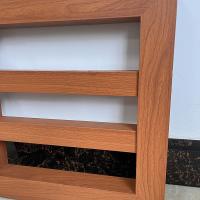 China Extruded Baffle Aluminum Screen With Profile Size 400x400mm Inner Baffle 40x40mm for sale