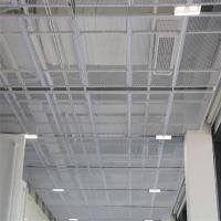 China Metal Suspended Aluminum Expanded Mesh Ceiling Panel For Interior Decor for sale