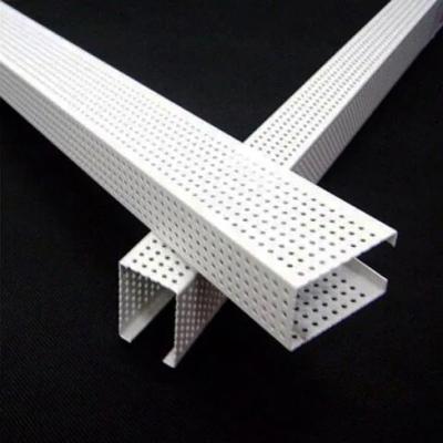 China Wooden Grain U Baffle Acoustic Ceiling Aluminum Perforated 1.0mm Thickness for sale