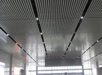 China Linear U Strip Ceiling Aluminium Strip 85mm Width Silver Color Strip Panel for sale
