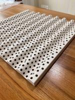 China Sine Wave 600x630x2.0mm Aluminum Corrugated Panel With Diameter 10mm Perforation for sale