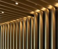 China Aluminum Square Tube Baffle Wall Cladding Pipe Baffle Facade for sale