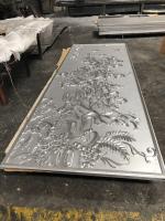 China Convex Surface Aluminum Metal Ceiling Three Dimensional Sculpture Relief Plate Smooth Flat for sale