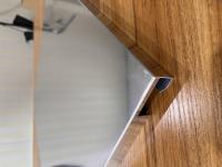 China 600x600mm Aluminum Metal Ceiling Non Perforation Aodnized Half Mirror Aluminum Hook On Panel for sale