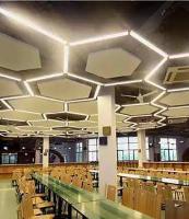 China waterproof Aluminum Metal Ceiling 404x404x404x404x404x404mm Beautiful Shape Of Hexagon Gusset Plate for sale